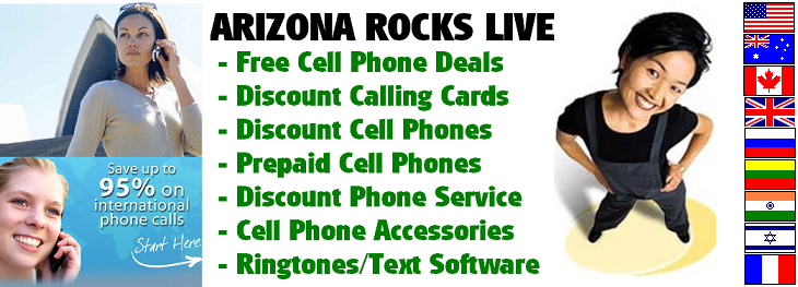 Arizona Rocks Live Phone Cards, Service, Cell - Phone Cards Online ...